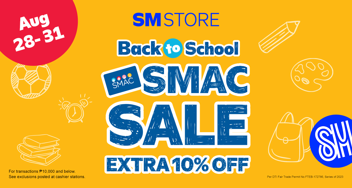 Back to School SMAC Sale – SM Store