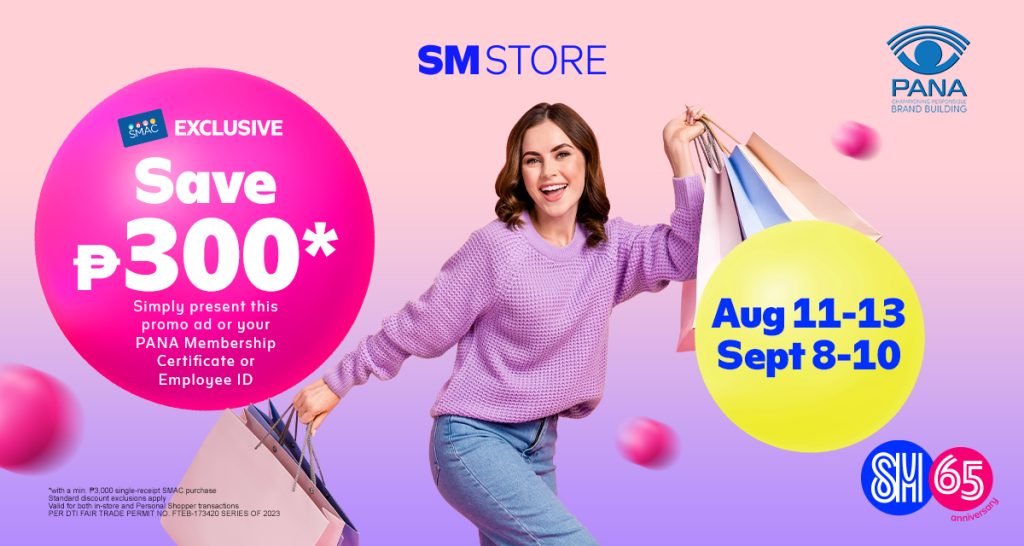 P300 OFF for PANA Members Promo - SM Store