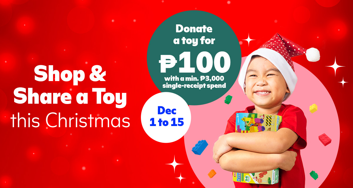 Shop and Share a Toy this Christmas - SM Store