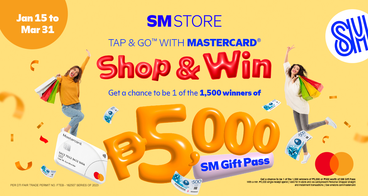 Shop and Win with Mastercard – SM Store
