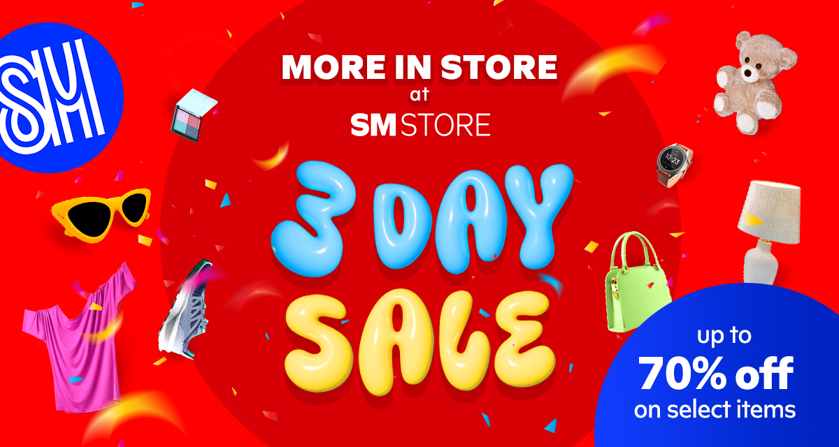 3 Day Sale - SM Store