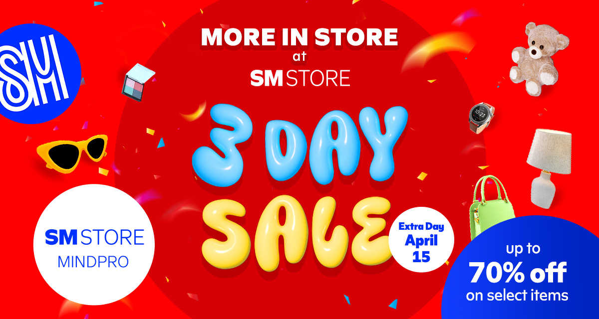 3 Day Sale – SM Store Mindpro Zamboanga