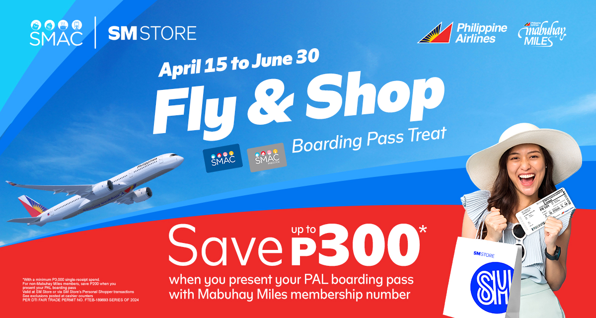 Fly & Shop Boarding Pass Treat Promo – SM Store