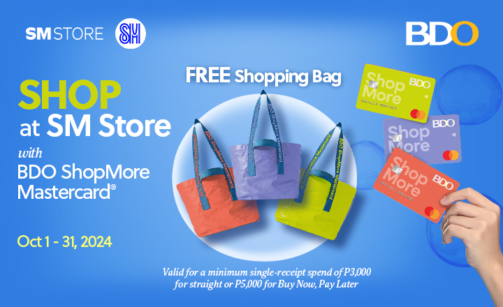 Shop with BDO ShopMore Mastercard – SM Store - SM Store