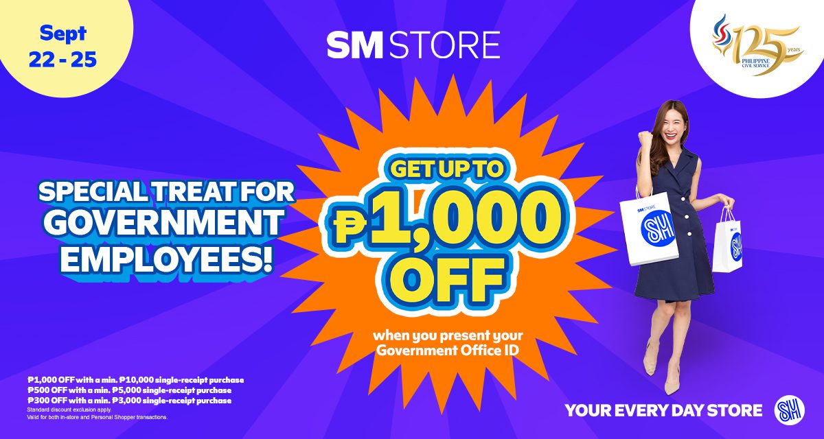 Civil Service Month - SM Store