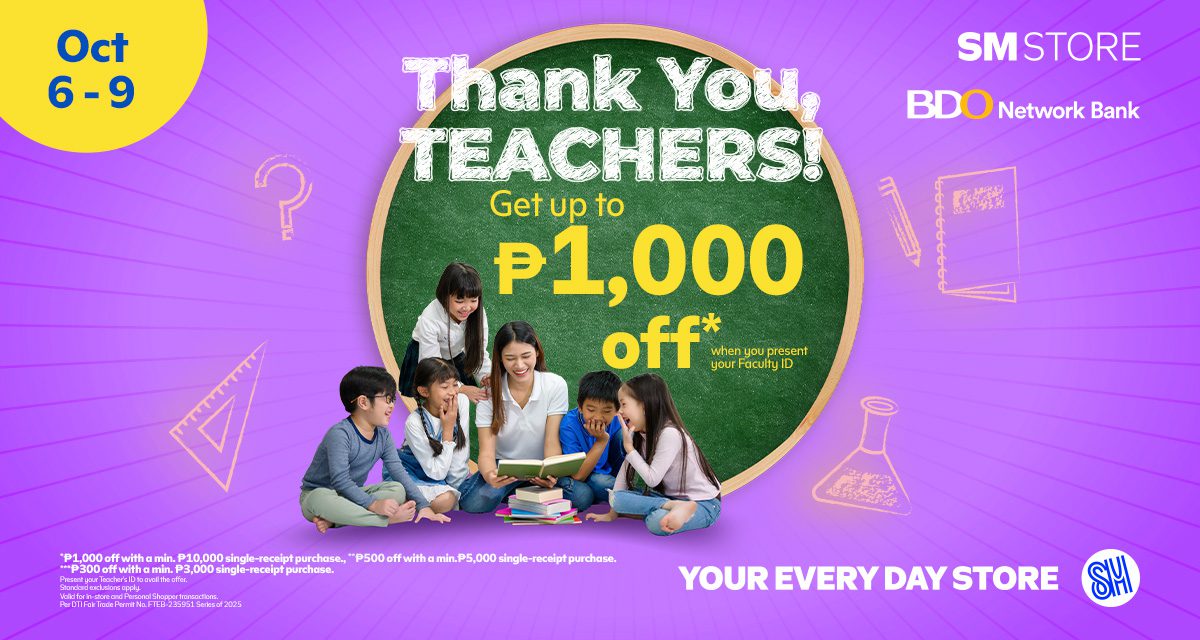 Thank You, Teachers! Promo - SM Store