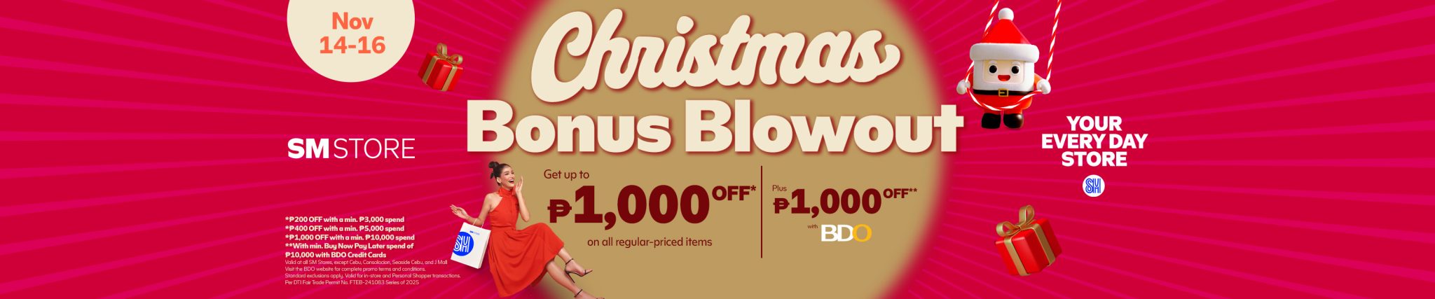 SM Store Christmas Bonus Blowout - SM Store