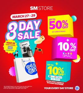 3 Day Sale - SM Store